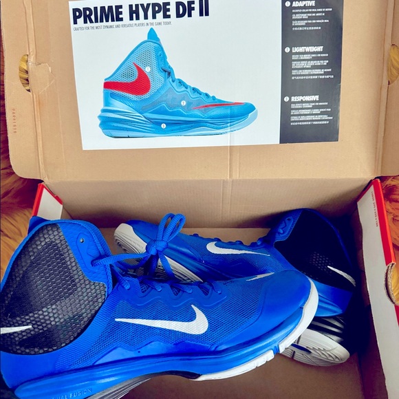 Nike | Shoes | Mens Nike Prime Hype Df Bright Blue Called Game Royal ...